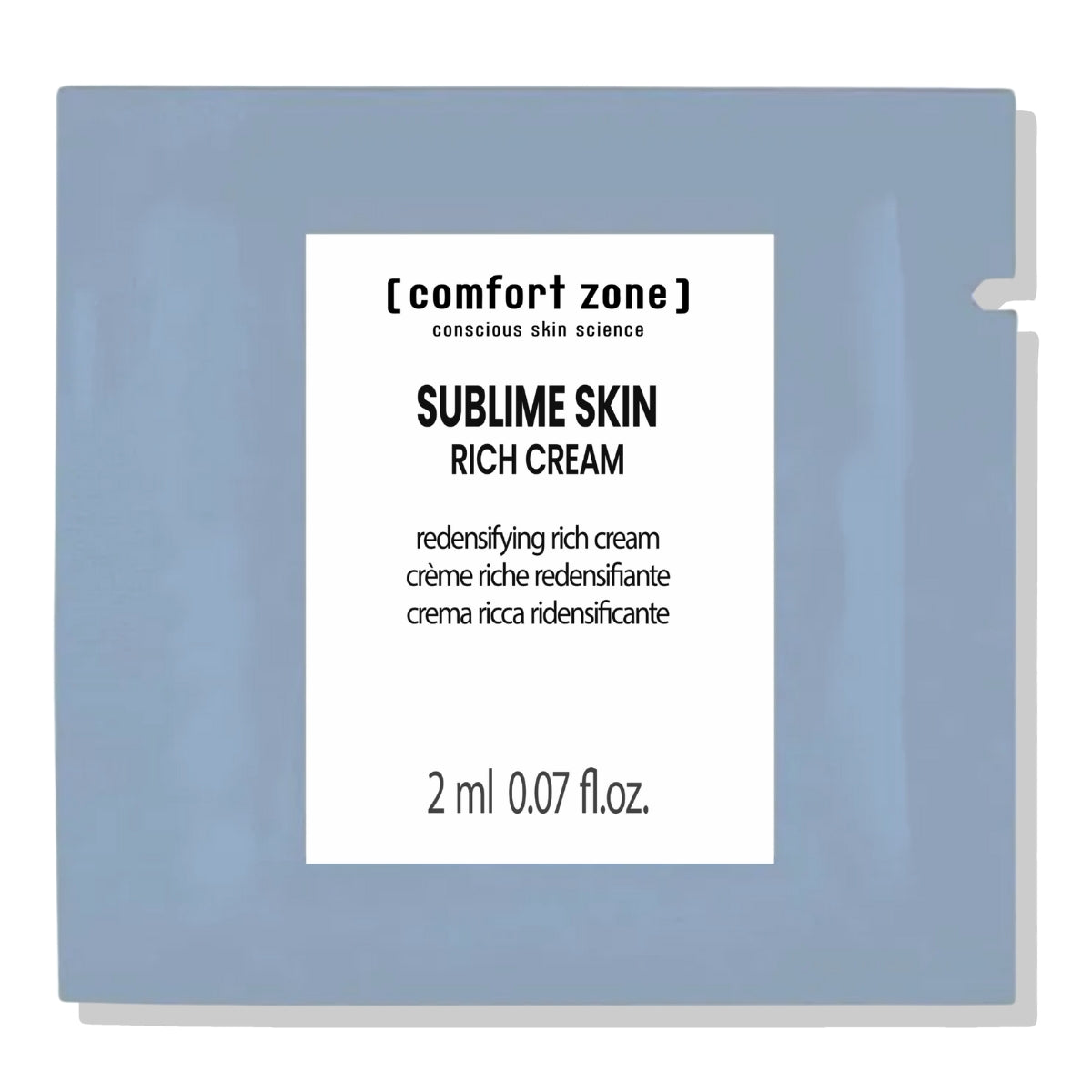 Sachet Crema Sublime Skin Rich Cream 2ml Comfort Zone – Pichara